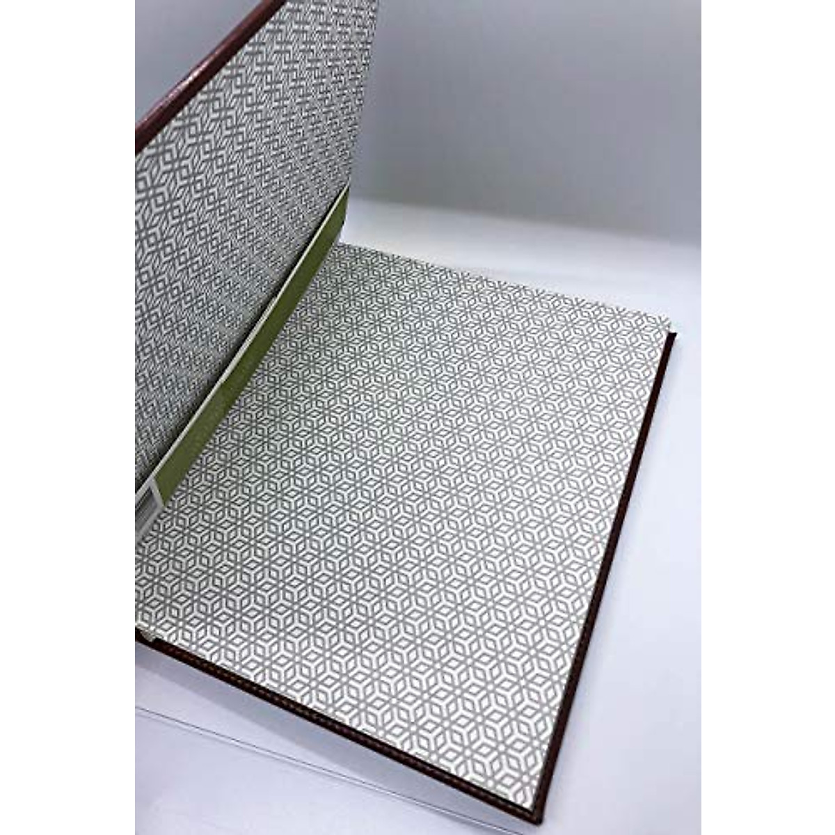 Eccolo Lined Executive Journal Notebook with Gold Edges, 256 Pages of Acid-Free Paper, Hard Cover Realistic Faux Leather, Lay Flat Design (Brown, 8x10 inches)