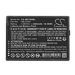 FYIOGXG Cameron Sino Battery for Urovo DT50 PN:Urovo HBLDT50 4300mAh / 16.56Wh