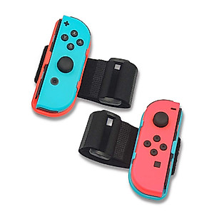 [4 Pack] Switch Just Dance Armbands for Switch Just Dance 2025/2024/2023,TGDPLUE Switch Joypad Wristbands Compatible with Zumba Burn It Up,for Adults and Children(12.5 in)