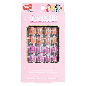Lip Smacker Disney Princess Holiday Press On Nails Stocking Christmas Gifts For Girls Kids