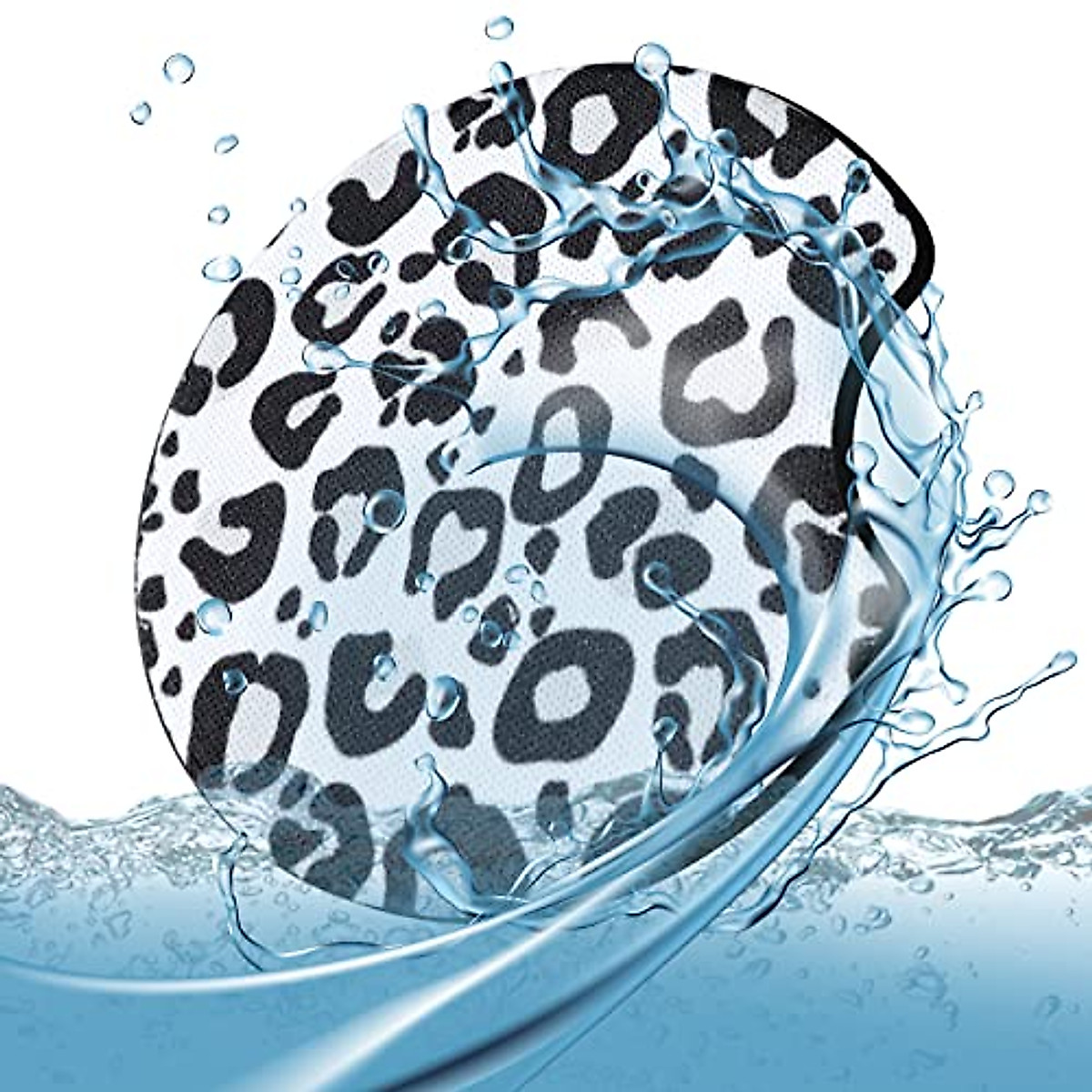 Car Cup Holder Coaster 4 Pack Cheetah Print Car Coasters Universal Rubber Backing Non-Slip Car Coasters for Cup Holders Car Accessories for Women & Men