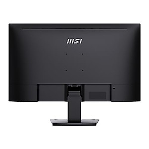 MSI Pro MP273A, 27" Monitor, 1920 x 1080 (FHD), IPS, 100Hz, TUV Certified Eyesight Protection, 4ms, Displayport, HDMI, Tilt, Black