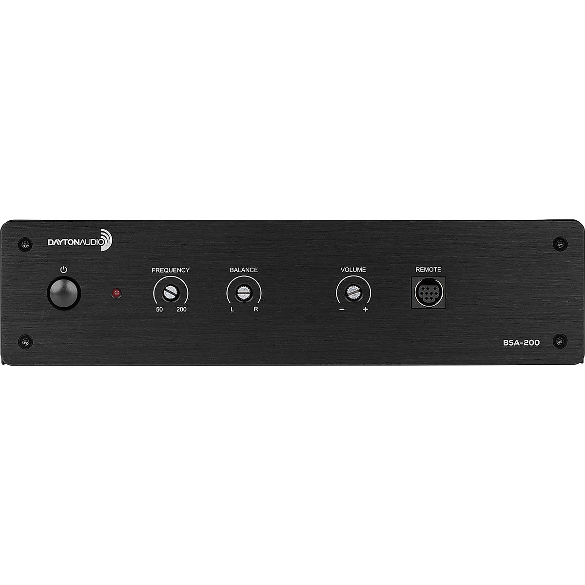 Dayton Audio BSA-200 200 Watt Bridgeable Stereo Bass Shaker and Subwoofer Amplifier with Remote - 110 WPC RMS at 2 Ohms, 230 Watts RMS at 4 Ohms Bridged