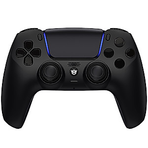 HEXGAMING HEX Esports Rival Elite Controller 2 Paddles & Interchangeable Thumbsticks & Hair Trigger Compatible with ps5 Customized Game Controller PC Wireless FPS Gamepad - Black