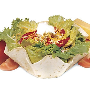 Norpro Nonstick Tortilla Bowl Bakers/Makers, Set of 2, 1-Pack, Black