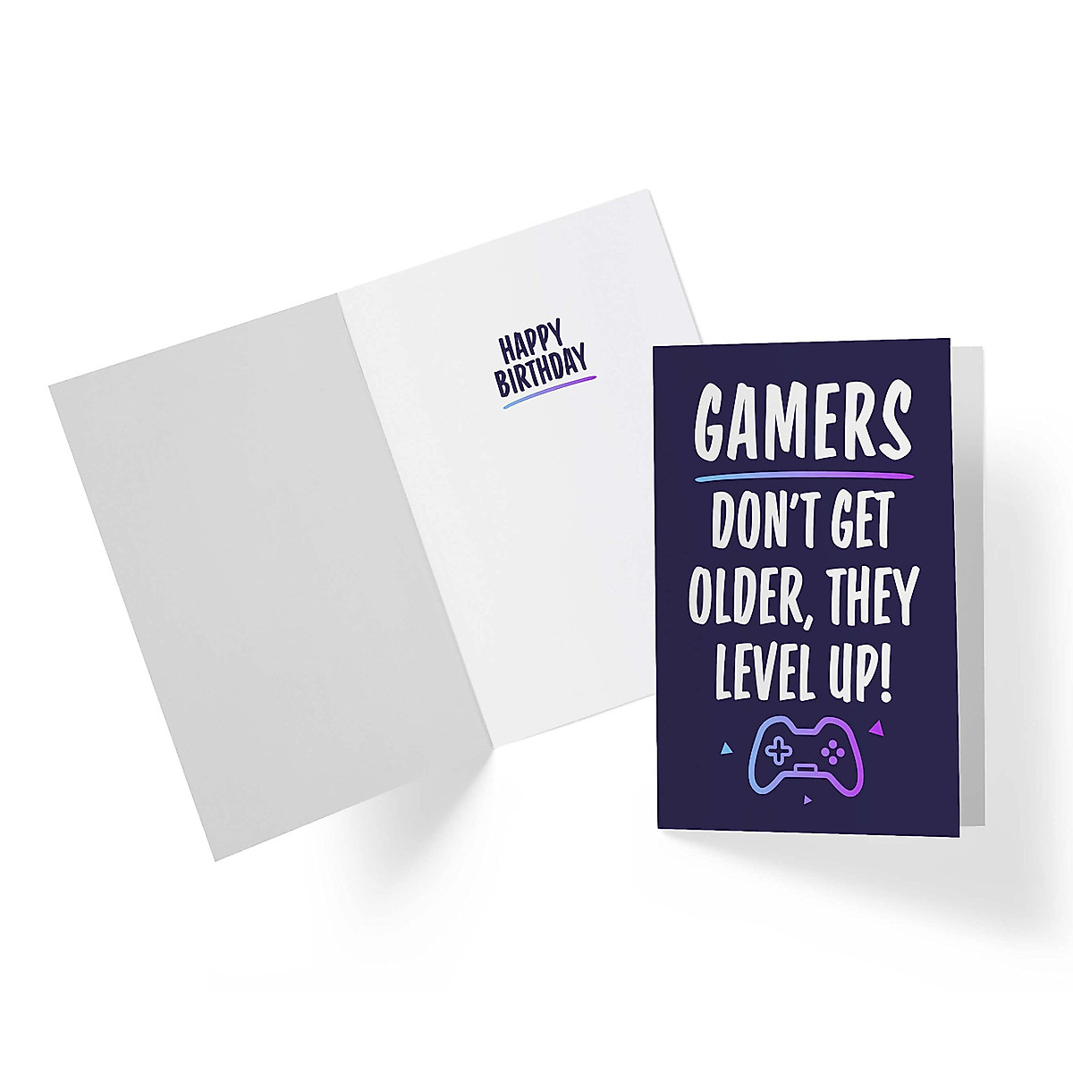 Gamer Birthday Card For Men and Women, Single Large 5.5x8.5 Happy Birthday Card For Him or Her, Birthday Card For Boy or Girl, Birthday Card For Brother,Karto,Gaming Older