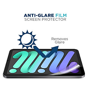 Tech Armor Matte Anti-Glare Film Screen Protector Designed for Apple NEW iPad Mini 6 (8.3 Inch) 3 Pack 2021