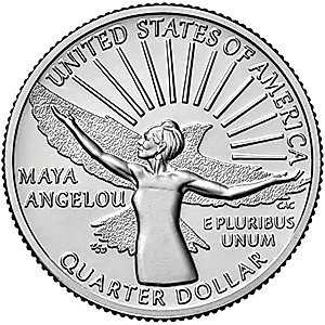 2022 P, D Maya Angelou, American Women Quarter Series 2 Coin Set Uncirculated