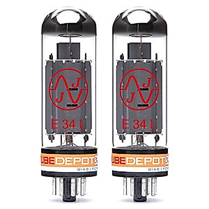 Pair of JJ E34L/EL34 Power Vacuum Tube