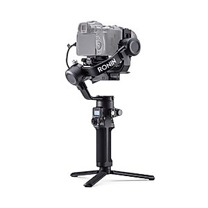 DJI RSC 2 Combo - 3-Axis Gimbal Stabilizer for DSLR and Mirrorless Camera, Nikon, Sony, Panasonic, Canon, Fujifilm, 6.6 lb Payload, Foldable Design, Vertical Shooting, OLED Screen, Black.