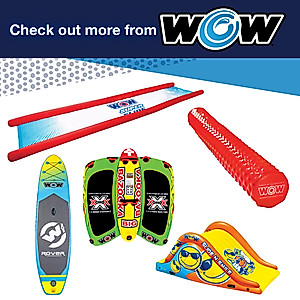 WOW Sports – Lucky Ducky Towable Deck Tube for Boating – 1-2 Person 340 lbs Capacity – Inflatable Boat Tube for Water Sports – Youth & Adults