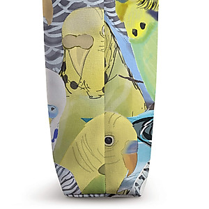 Budgie Parakeets Tote Bag