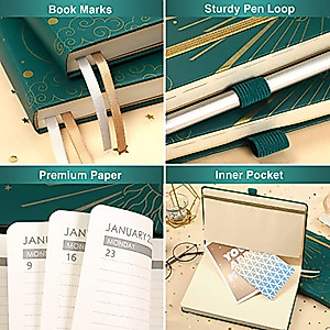 Planner 2023-2024 - Weekly Monthly Planner 2023-2024, 2023-2024 Calendar Planner from July 2023 - June 2024, 5.75" x 8.4", Planner 2023-2024 with Inner Pocket, Sticker, Pen Holder, Elastic Closure