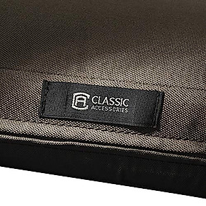 Classic Accessories Ravenna Water-Resistant 48 x 18 x 3 Inch Outdoor Bench/Settee Cushion, Patio Furniture Swing Cushion, Dark Taupe, Patio Loveseat Cushion, 1 Count (Pack of 1)