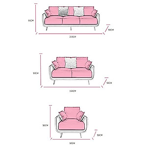 ANYURAN PU Leather Corner Sofa, Single+Small Double+Triple Modern Corner Couch Settee for Living Room Office Lounge