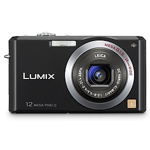 Panasonic Lumix FX100K 12.2MP Digital Camera with 3.6x Wide Angle MEGA Optical Image Stabilized Zoom (Black)