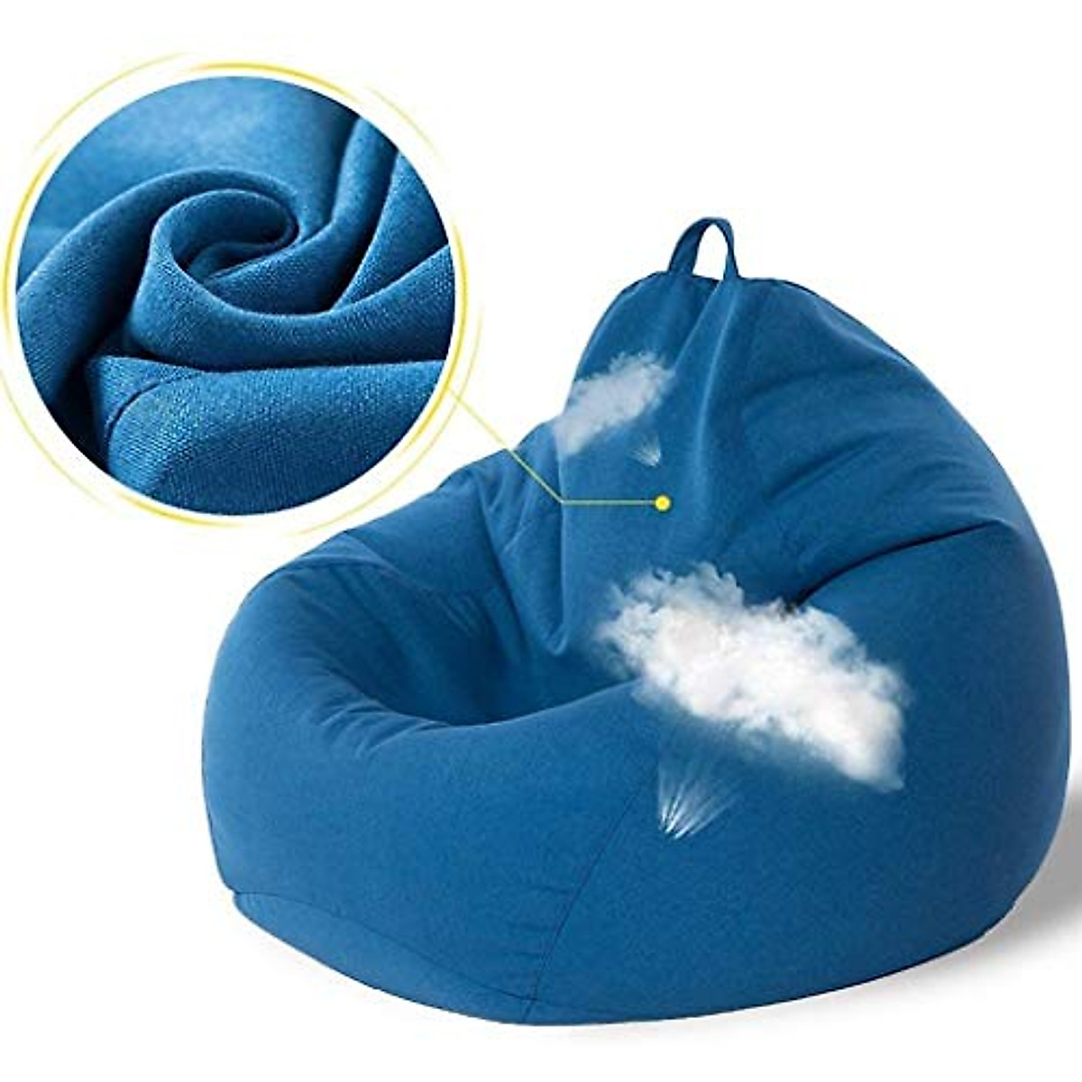 GYDJBD Modern Minimalist Cotton Linen Lazy Sofa, Antistatic, High Flexibility Suitable for Living Room Balcony Bedroom (Size : 7080cm)