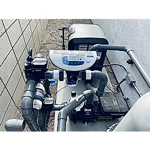 CircuPool CORE35 Salt Chlorinator System | 8 Year Warranty | No DIY Install Penalty | USA Titanium | 1.4 lb CL Output | Electronic Chlorine Generator for Swimming Pools up to 35,000 Gallons