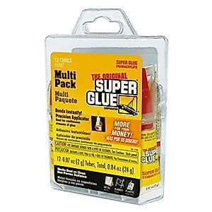 Super Glue 15187 , Clear- pack of 12