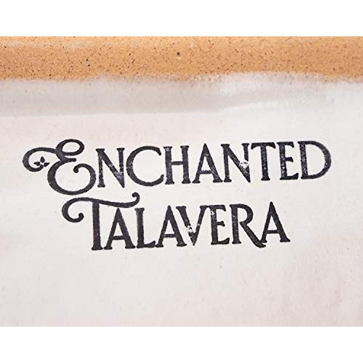 Enchanted Talavera Pottery Hand Painted Ceramic Butter Dish Kitchen Butter Holder Spanish Hand Painted Floral Design (Cobalt Blue Multi)