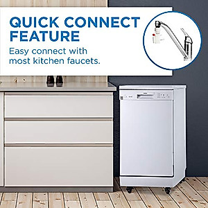 Danby DDW1805EWP Portable Dishwasher, White