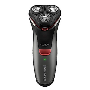 Remington, R4000 Series Electric Rotary Shaver Fully Washable BlackRed PR13401, Black, 1 Count