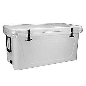 Coastland Delta Series Rotomolded Coolers, Premium Everyday Use Insulated Cooler, Ice Chest Available in 25-Quart, 45-Quart, 65-Quart and 125-Quart Capacity
