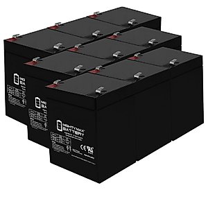 Mighty Max Battery ML5-12 - 12V 5AH UPS Backup Battery Replaces AP-1250F2, AP-1250 F2-9 Pack