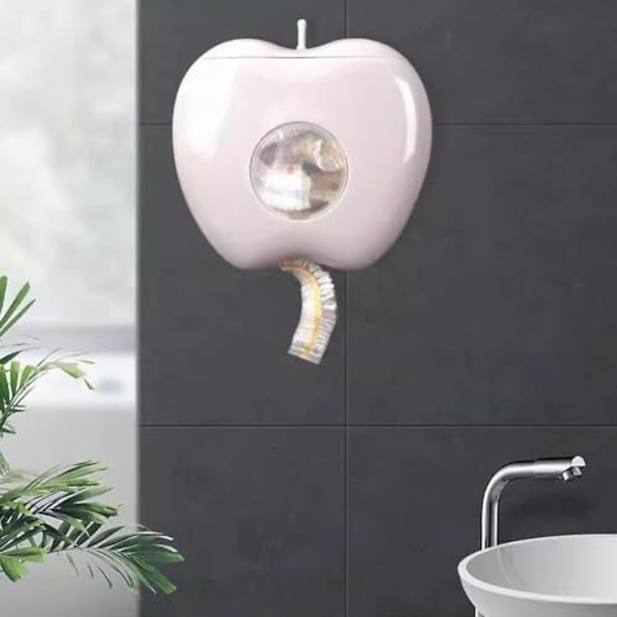 Plastic Wrap Storage Box, plastic wrap storage box dispenser，Plastic Food Wrap Bag Storage Organizer for Fresh Keeping Bag，Multifunctional Wall-Mounted Kitchen Organizer for Fresh Keeping Bag