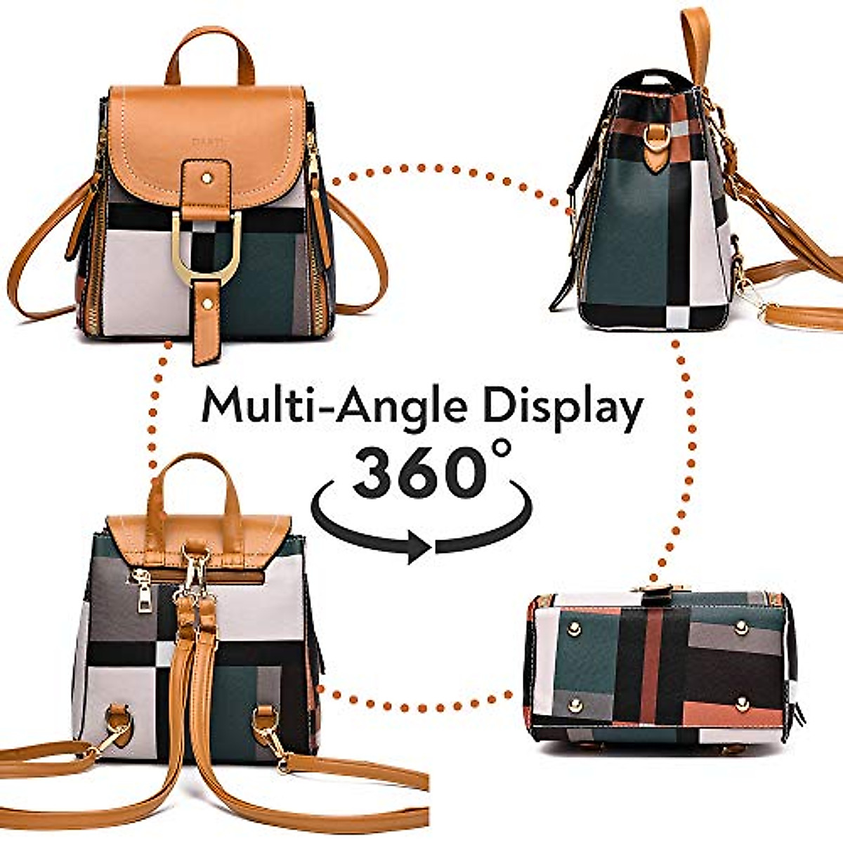 Convertible Backpack Purse - Small Beige Backpack - Nylon Backpack - Beige Backpack Purse - Womens Bags - Backpack Purse - Bagpacks Women - Bag Packs Women - Back Pack Purse Beige Tan Bag Wome (Beige)