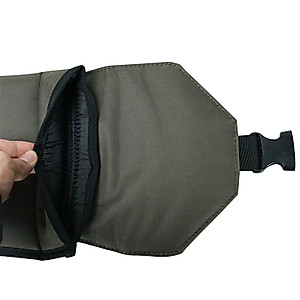 TOURBON 600D Nylon Foldable 49-inch Shotgun Case, Green with Adjustable Shoulder Strap