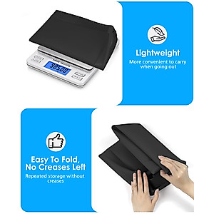 shuangjishan Blackstone Silicone Griddle Mat: 28 Inch Griddle Cover Full Edge Protective Blackstone Grill Cover Outdoor Griddle Mat Accessories for BBQ,Black