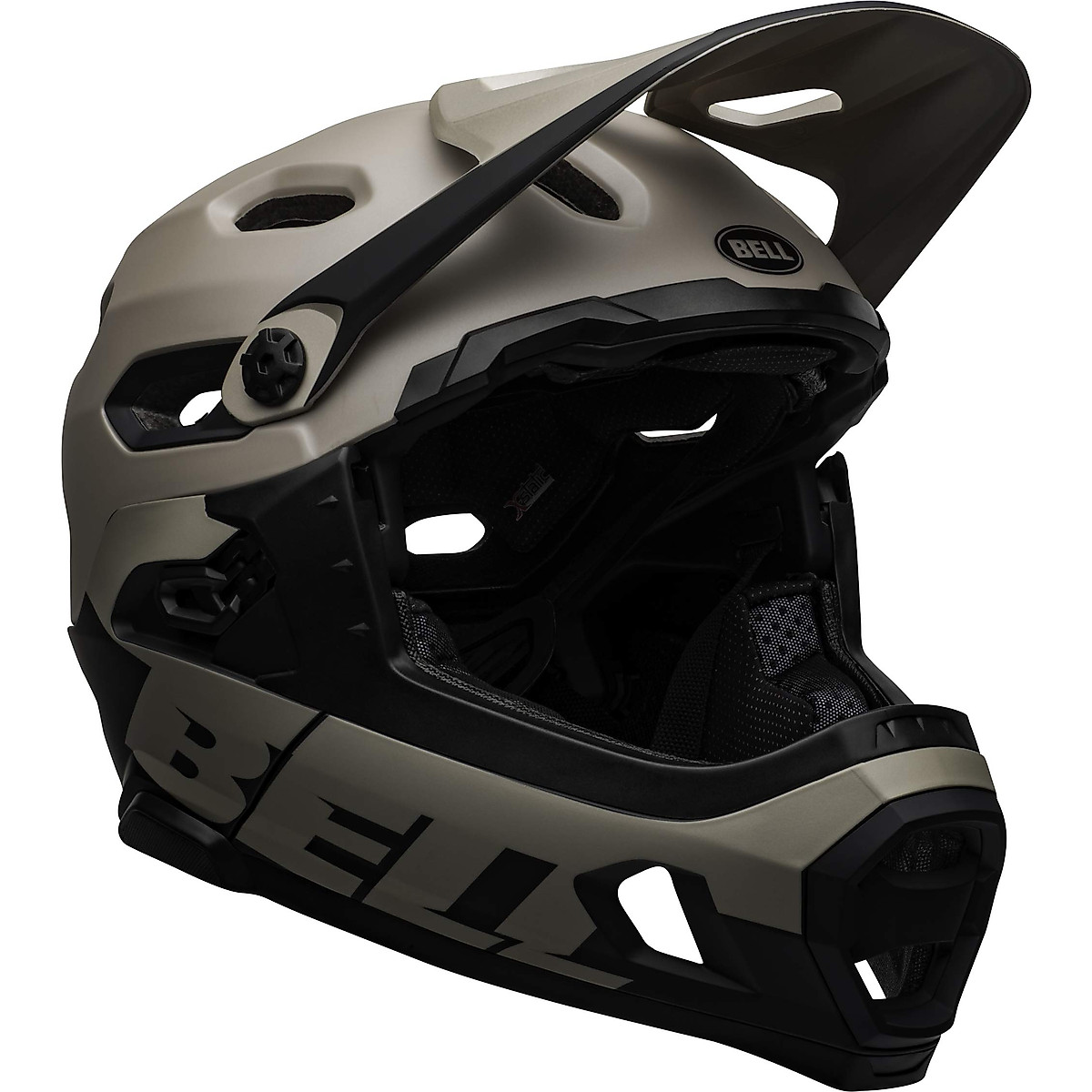 Bell Super DH MIPS Adult Mountain Bike Helmet - Matte/Gloss Sand/Black (2022), Large (58-62 cm)