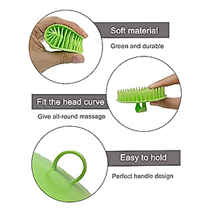 Hair Scalp Massager Shampoo Brush, 6 Pcs Scalp Brush Shower, Soft Scalp Scrubber for Dandruff, Scalp Exfoliator for Adults, Children and Pets
