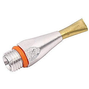 Yothfly 11Pcs Glue Copper Nozzle Small-Bore Long Short Large Diameter Hot Melt Glue Accessories, Golden