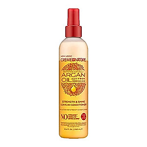 Creme of Nature, Argan Oil Leave In Conditioner, Detangling and Conditioning Formula for Normal Hair 8.45 Fl Oz