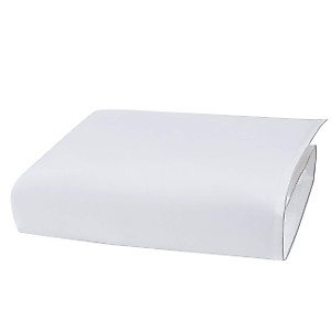 Charisma Percale Cotton 400 Thread Count Duvet Cover Set, King, White