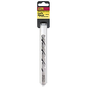 IVY Classic 01308 1/8-Inch Left Hand Drill Bit, M2 High Speed Steel, 135-Degree Point, 1/Card
