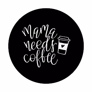 MaMa Needs Coffee Caffeine Funny Saying Mothers Day Mom PopSockets Swappable PopGrip