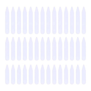 Cabilock 300pcs Plastic Collar suit collar stays clear collar stays collar plastic support Stays For Men