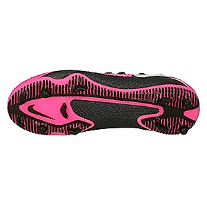 Nike Junior Phantom GT Pro FG Football Boots CK8473 Soccer Cleats (UK 3.5 us 4Y EU 36, Black Metallic Silver 006)