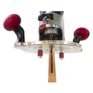 Milescraft 1225 Compact Sub Base - Universal Router Guide Sub Base for Compact Routers - Compatible with Porter Cable Style Routers