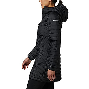Columbia Women’s Powder Lite Mid Jacket, Winter, Water Repellent, Small, Black