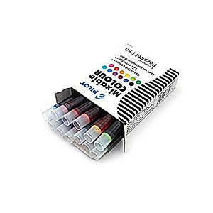 Pilot Refills Parallel - 12 Colors Assorted Fountain Pen Cartridge - P77312 Pack-2