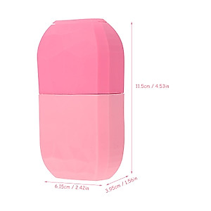 Beaupretty Facial Massage Ice Roller Skin Care Cooling Anti- Wrinkles Skin Care Eye Roller Skin Care Tool for Wrinkles Reduce Puffiness (Pink)