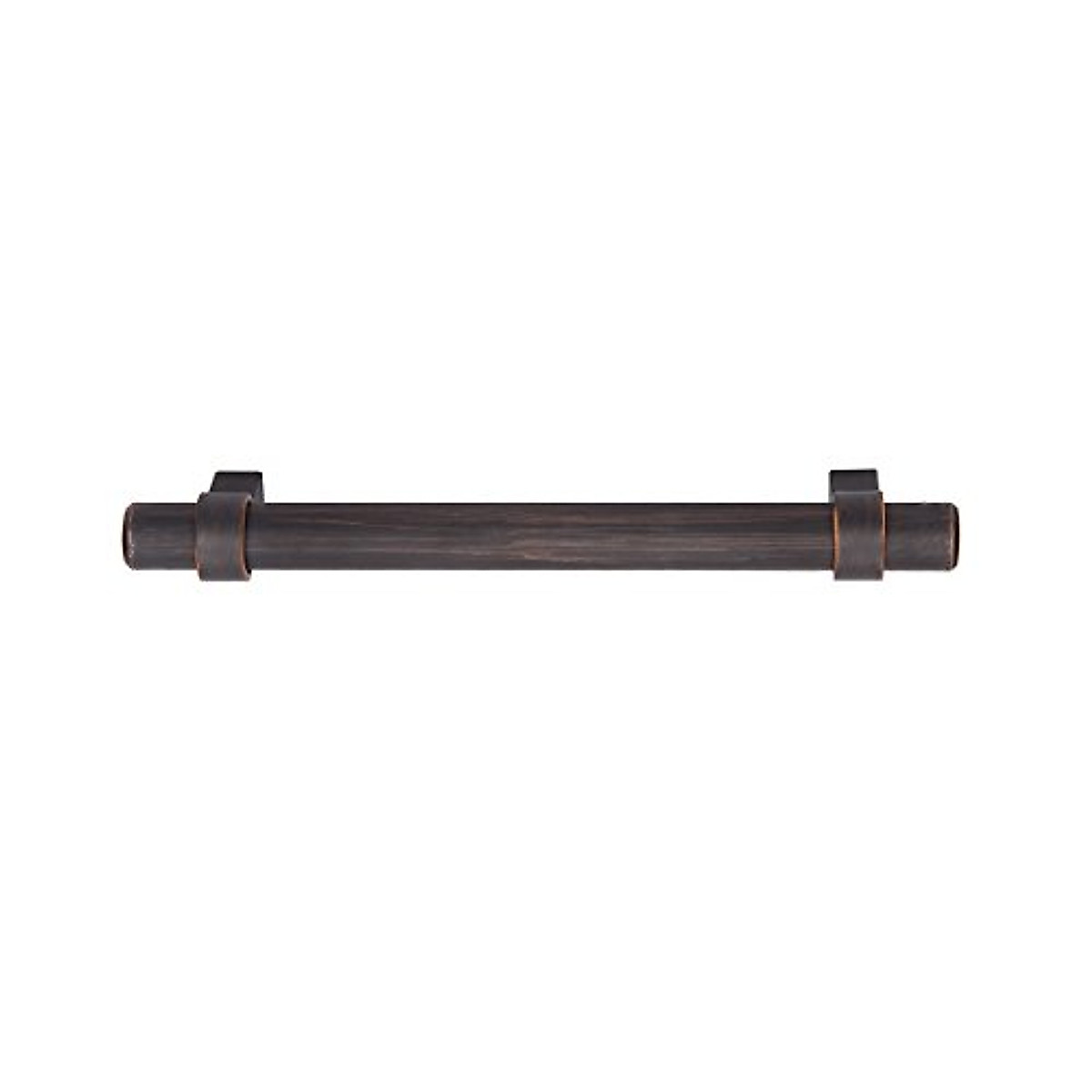 Amazon Basics Straight Bar Cabinet Handle, 6.63-inch Length (5-inch Hole Center), Oil Rubbed Bronze, 10-Pack
