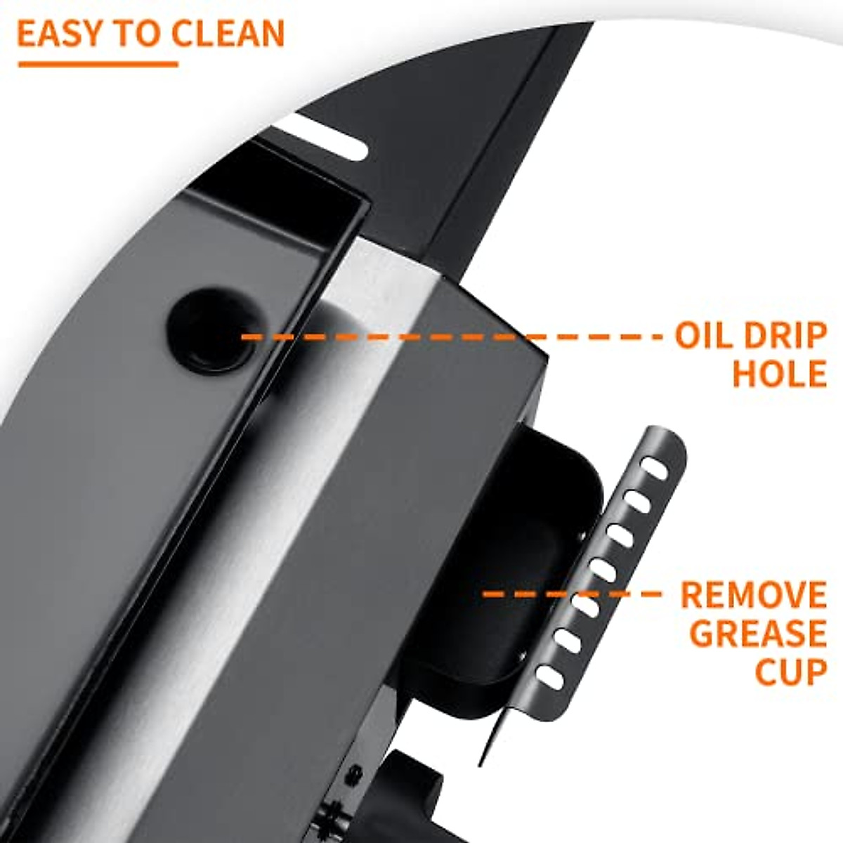 SKOK 3 Burner Gas Griddle- 23.3 Inch Outdoor Propane Griddle- 30000 BTU Propane Fuelled, Portable Flat Top Gas Grill Camping Griddle Station with Side Shelves for Kitchen, Outdoor BBQ, Camping Tailgating or Picnicking (Gas Griddle)