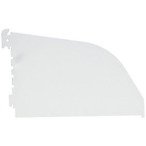 Wall Control Pegboard Shelf Divider for 9in Deep Pegboard Shelf Assembly for use with Wall Control Pegboard and Slotted Tool Board – White