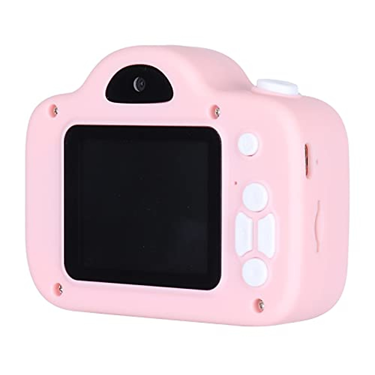 Mini Digital Camera, 1080p Kids Camera, 400mah Battery, Dual Front and Rear Cameras, 2.0 inch Full Color IPS Screen, for Kids Mini Educational Toy Camera (Pink)