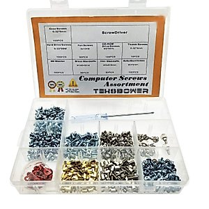 Texsbowe 660PCS Computer Screws - Standoffs Fan Hard Drive Motherboard Screw Set Assortment Kit